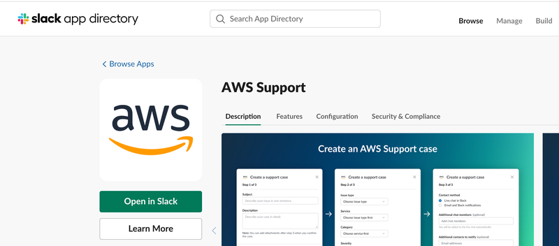AWS Support App in Slack で Case を Slack へ通知 - vague memory