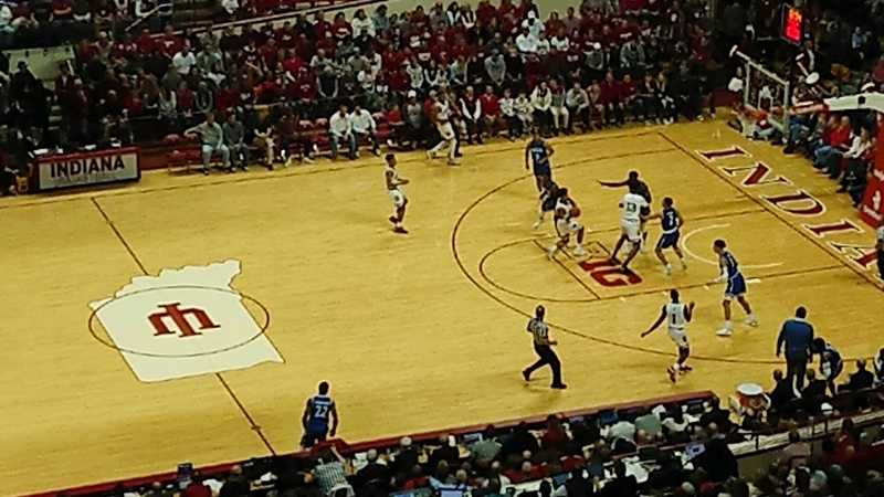 2018/11/20 Indiana University Hoosiers vs. UTA Mavericks @ Assembly ...