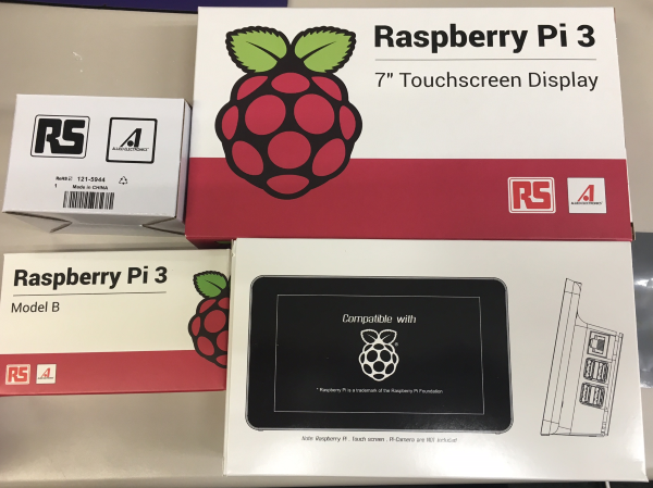 RS Raspberry Pi 3 Touch-Screen Kit - sidetech