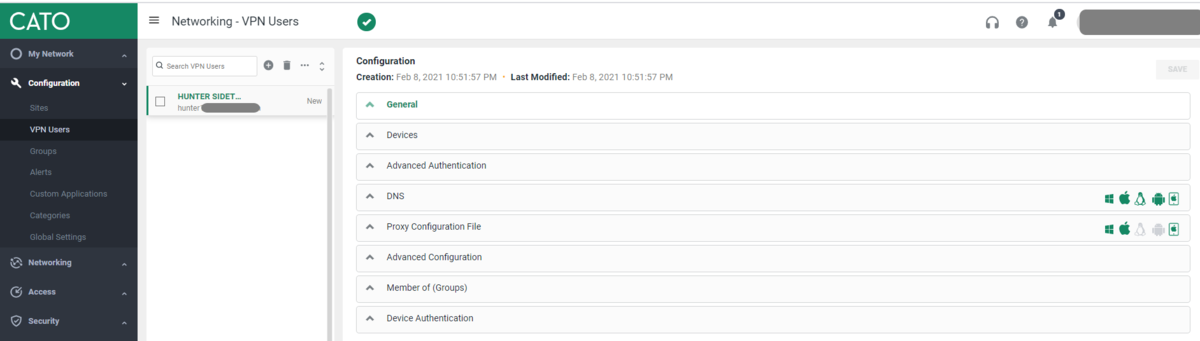 Cato Networksを感で触ってVPNクライアントアクセス！ - sidetech
