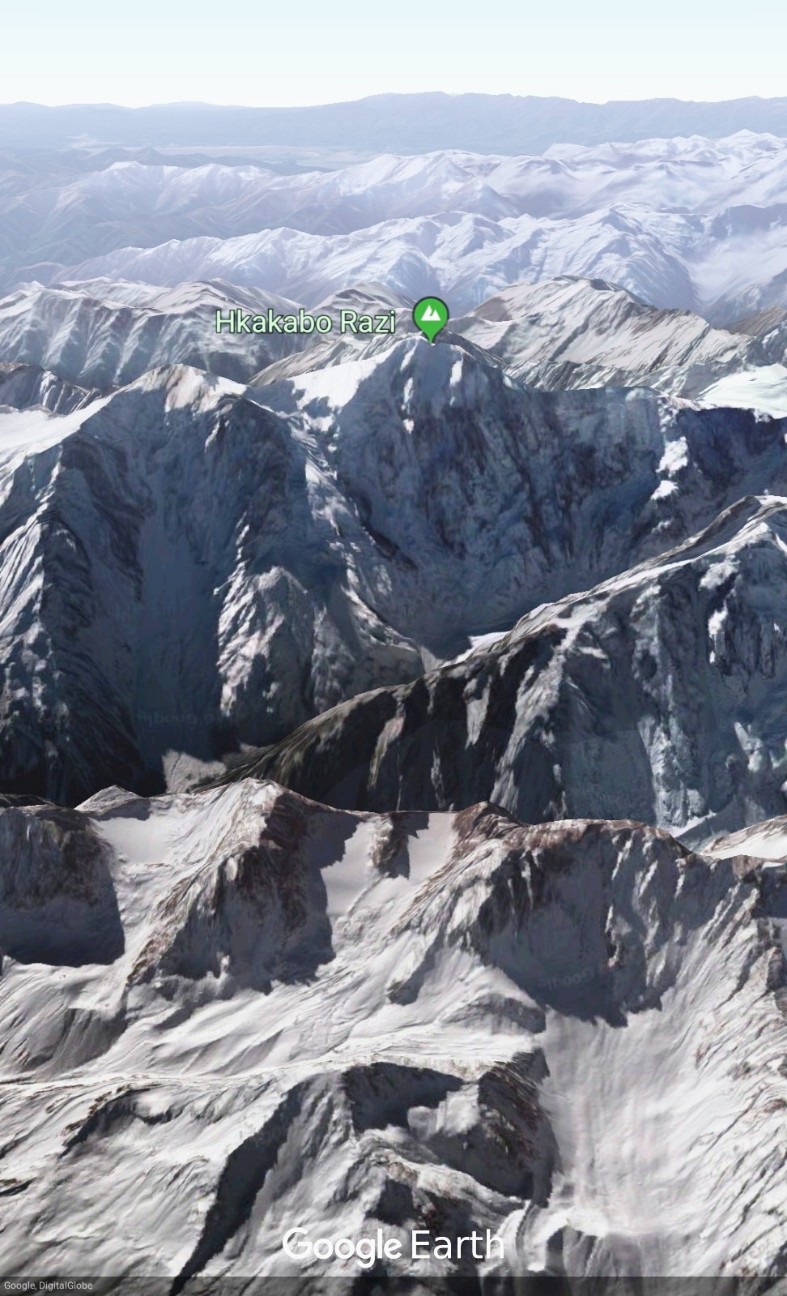 Let's look at Hkakabo Razi in Myanmar by satellite image. - FIND OUT WONDER