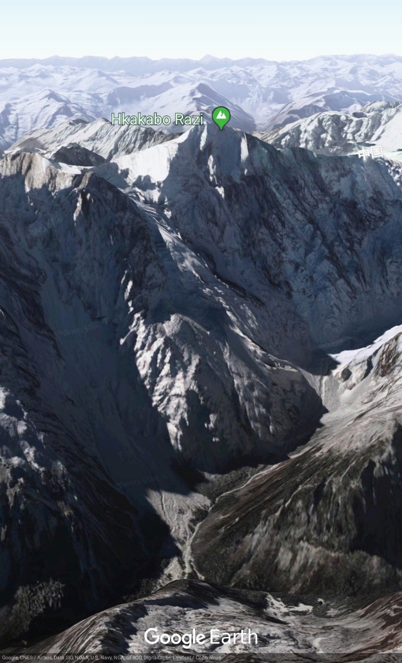 Let's look at Hkakabo Razi in Myanmar by satellite image. - FIND OUT WONDER