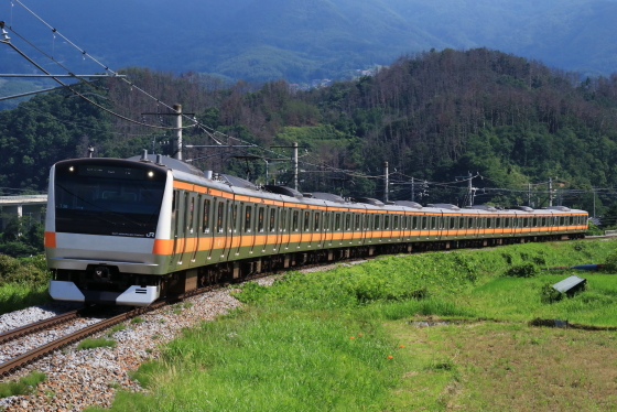 E233系T36編成長野総合車両センター出場回送 - ガタゴト日誌