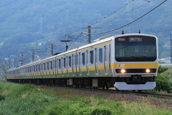 E231系三鷹車B30編成が長野総合車両センターへ - ガタゴト日誌