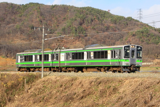 E127系新潟車V2編成入場 - ガタゴト日誌