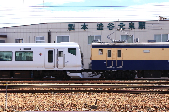 E257系M116編成＋M205編成入場 - ガタゴト日誌