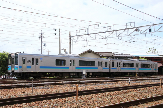 E127系100番台A1編成入場 - ガタゴト日誌