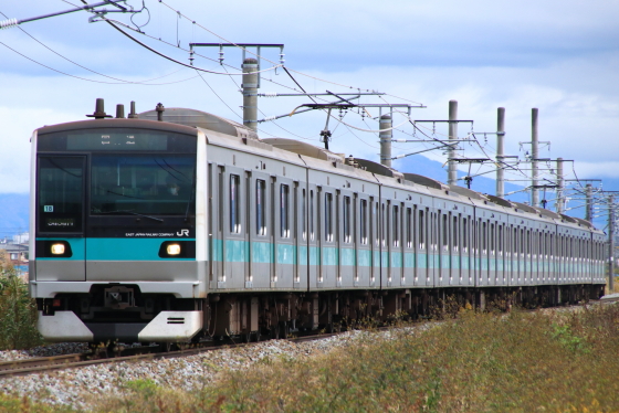 E233系2000番台松戸車（ﾏﾄ18編成）回送 - ガタゴト日誌