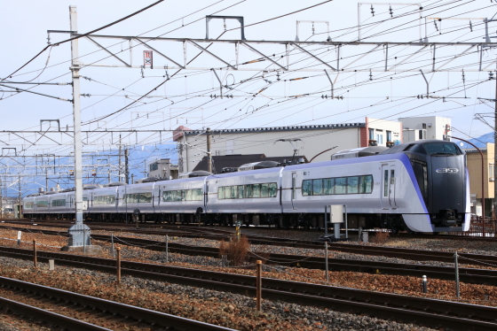 E353系S105編成長総構内試運転 - ガタゴト日誌