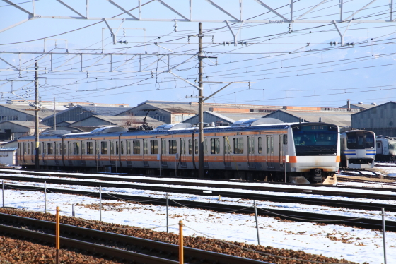 E233系H53編成4両（豊田車）長総構内試運転 - ガタゴト日誌