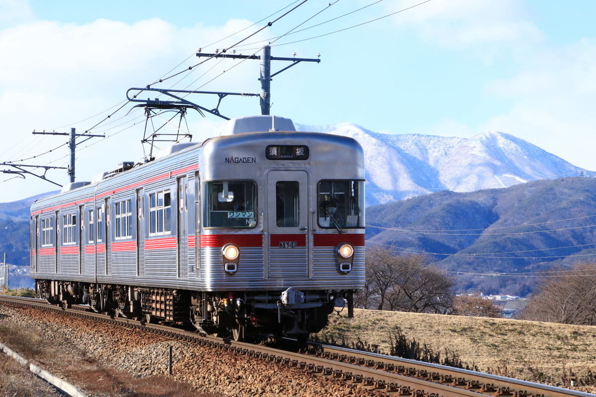 長野電鉄3500系N8編成撮影 - ガタゴト日誌
