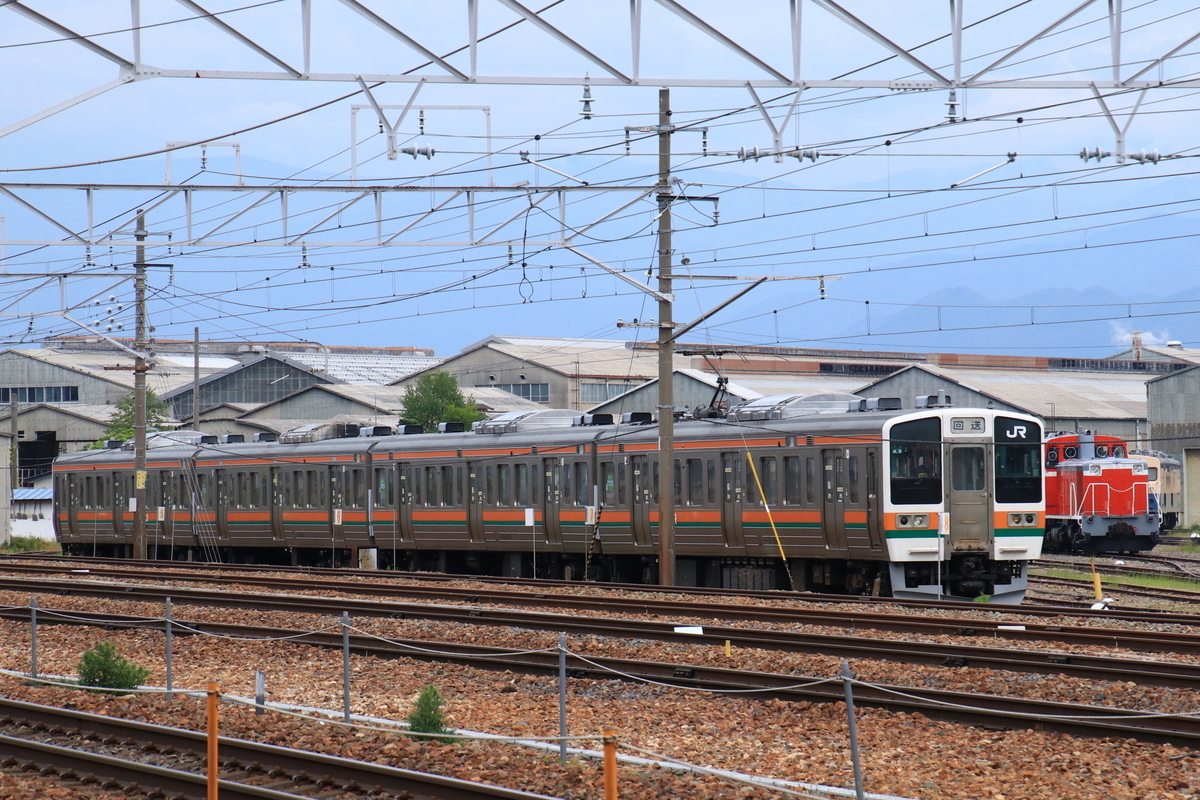 211系3000番台高崎車（A3編成）が工場へ - ガタゴト日誌