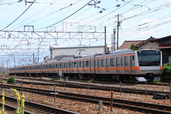 E233系豊田車（T33編成）構内試運転 - ガタゴト日誌