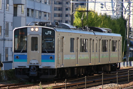 E127系100番台A5編成入場 - ガタゴト日誌