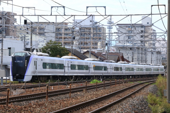 E353系S119編成構内試運転 - ガタゴト日誌