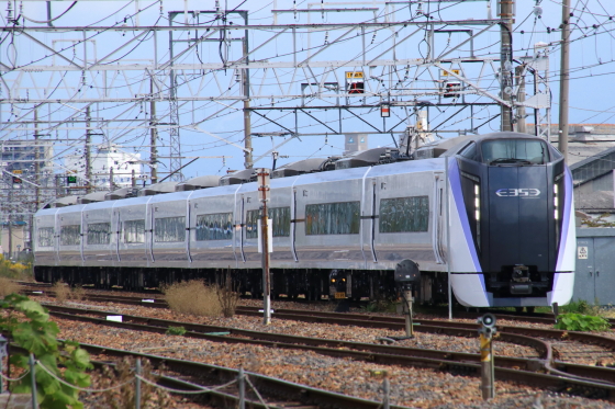 E353系S119編成構内試運転 - ガタゴト日誌