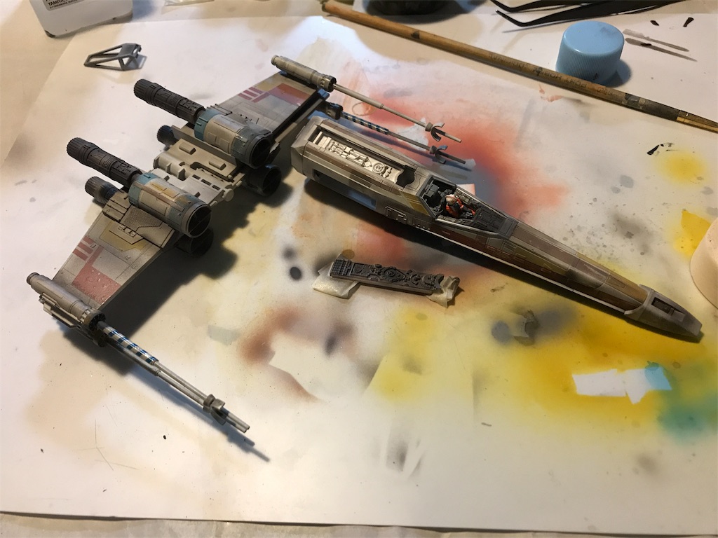 Build The X-Wing(Weathering) - blog_moriyamaの日記