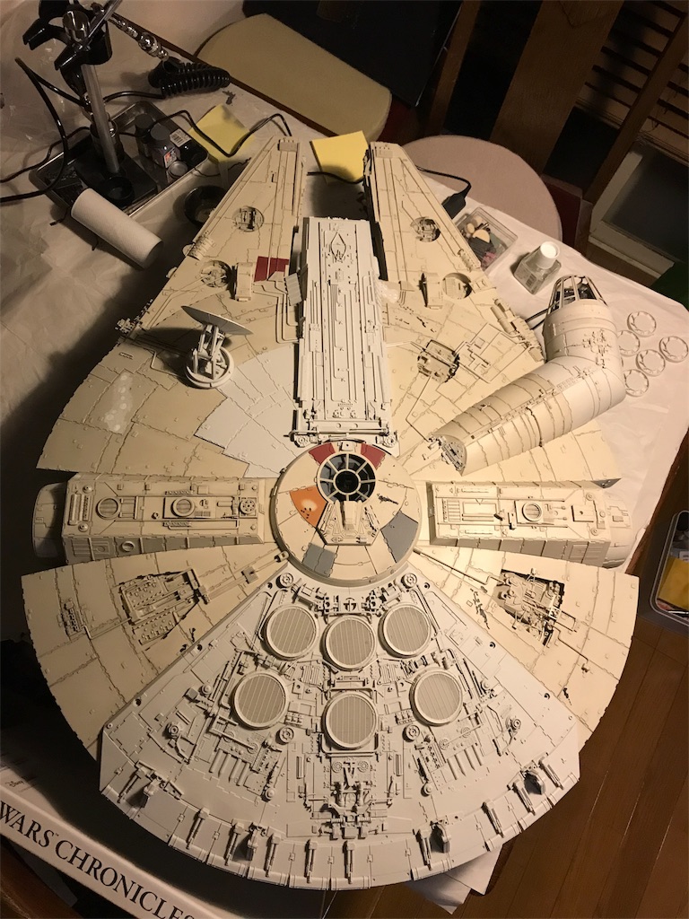 Build The Millennium Falcon -Docking Ring Marking - blog_moriyamaの日記