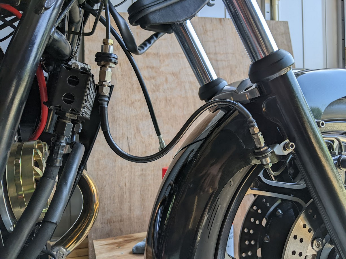 ブレーキホースの製作 - 1989年式 BMW R100RS の備忘録