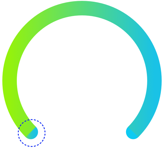 FlutterのCustomPainterでグラデーションのプログレス・バー(Arc Progress)を作成する - i-plug Tech Blog