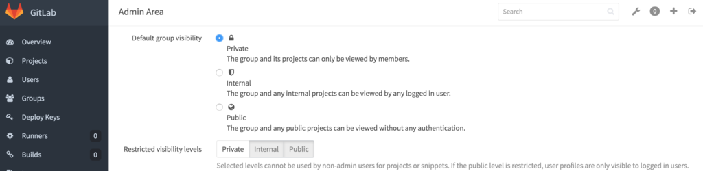 GitLab visibility設定とSign-up制限 - Technology Engineering