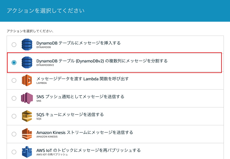 Raspberry Pi のAWS IoT通信データをデータベース（DynamoDB）へ挿入してみた！ - Atom's tech blog