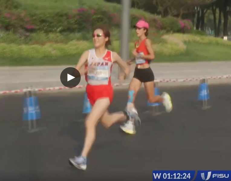 "松竹芸能"北川星瑠がハーフマラソンで金メダル！"山の妖精"山本唯翔が10000mで銅！「FISUワールドユニバーシティゲームズ」☆20230806 - 一年後の明日、青森から下関まで走ります！！