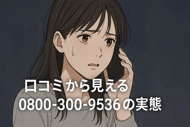 【要注意】0800-300-9536は迷惑電話？発信元・口コミ・対処法まとめ - どうしたらいいの！？