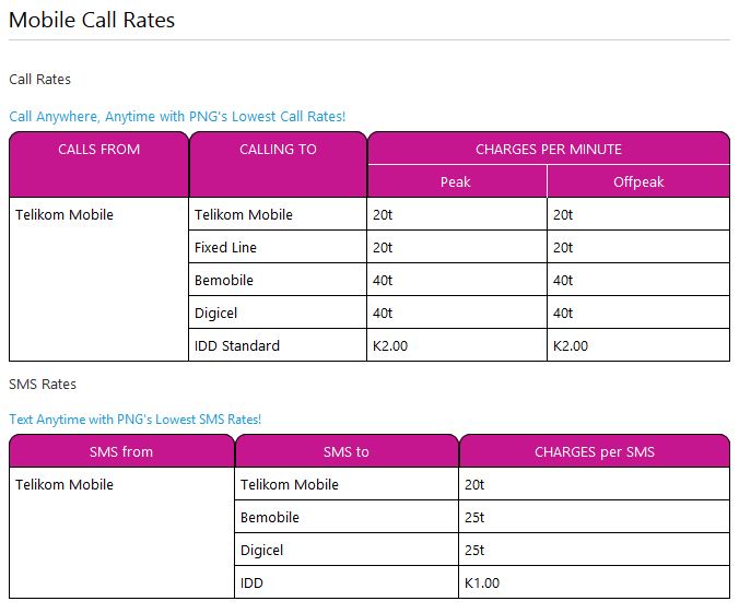 【2018/09更新】【ケータイキャリア比較】 Telikom vs Digicel - Toward ICT4D