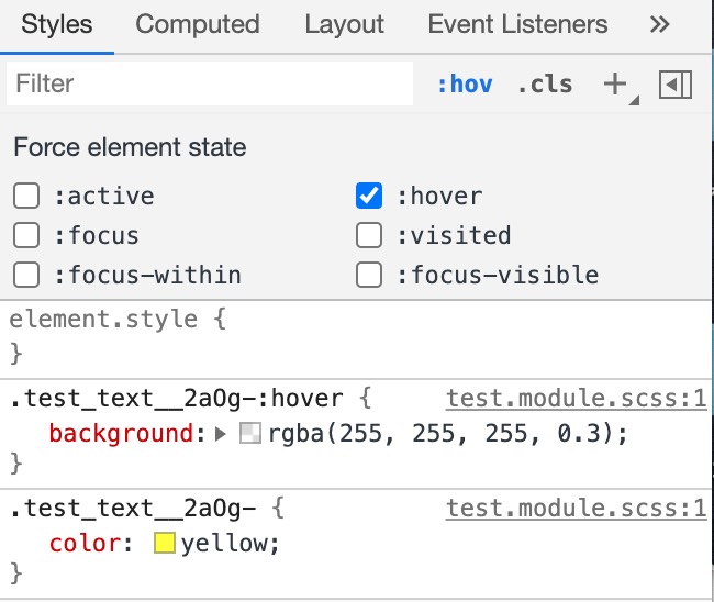 【React】CSS ModulesでCSSとSass(SCSS)のローカルスコープを作る - クモのようにコツコツと
