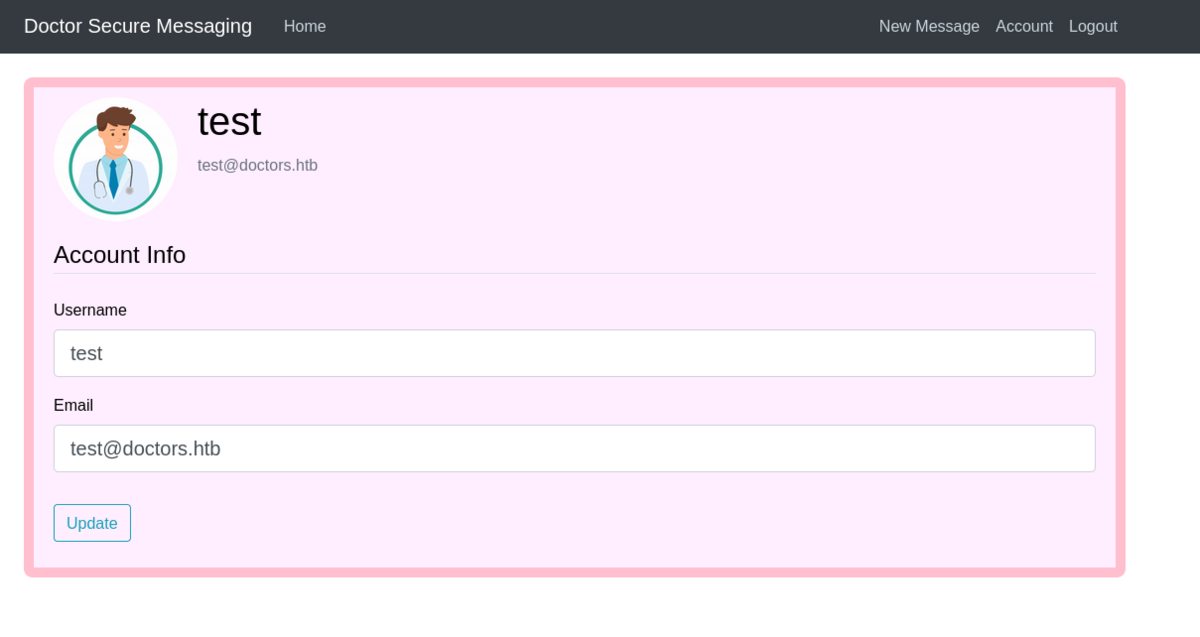 【Hack The Box】Doctor - 家studyをつづって