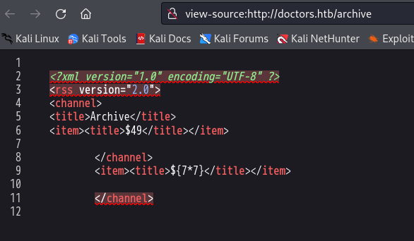 【Hack The Box】Doctor - 家studyをつづって