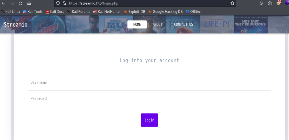 【Hack The Box】StreamIO - 家studyをつづって