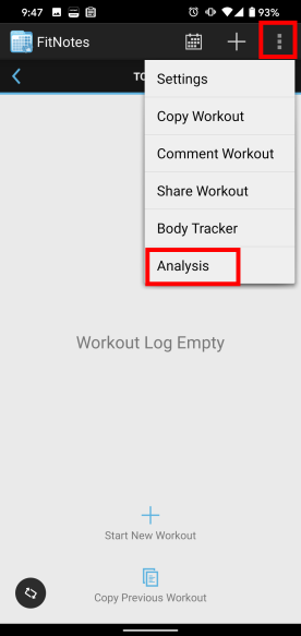 筋トレのトレーニング記録アプリ Fitnotes の使い方 - ニシの生活