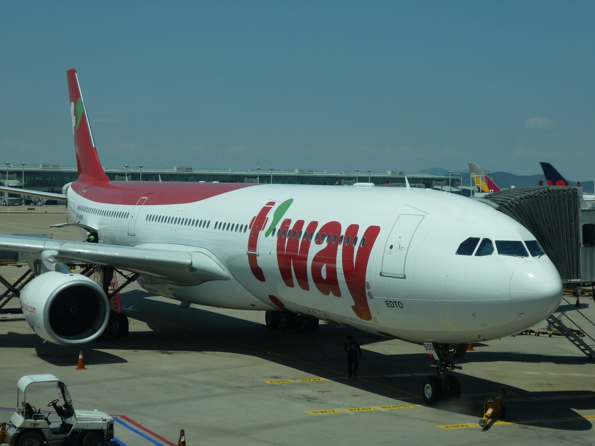 T'way航空 TW215便 搭乗記 - ぶらり無計画の旅