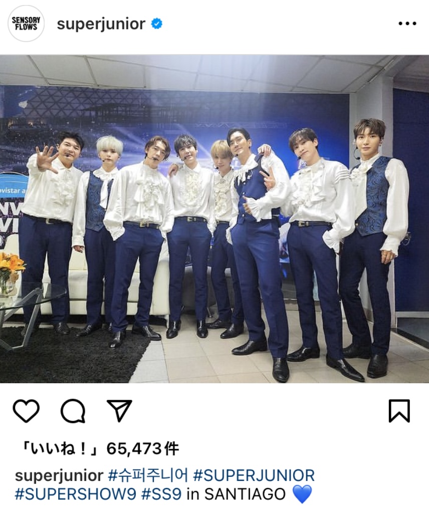 【sj】SS9チリ・サンティアゴ公演が終了 - ものコト青と、SJと