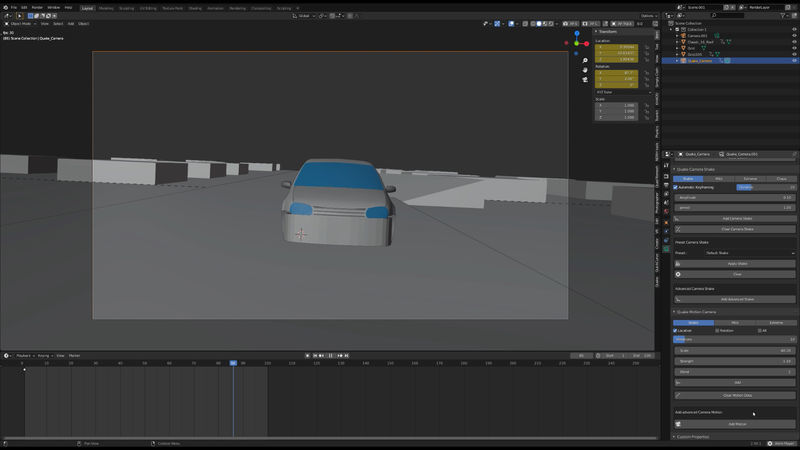 「Quake Motion Camera」カメラに「揺れ」を加えて、臨場感を生み出すアドオン！使い方やレビューなど - ijigen.net