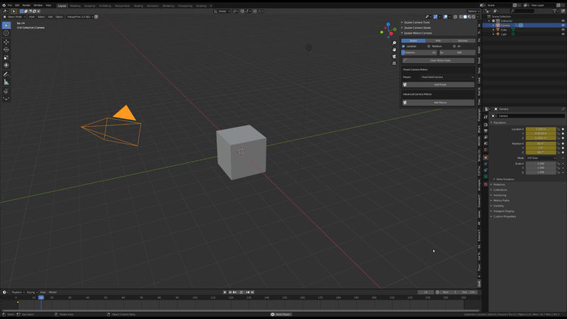 「Quake Motion Camera」カメラに「揺れ」を加えて、臨場感を生み出すアドオン！使い方やレビューなど - ijigen.net