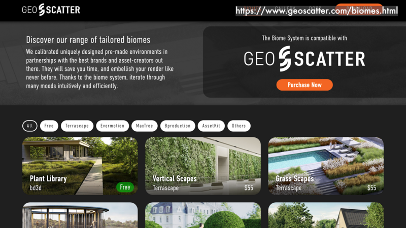 1】Geo-Scatter背景制作を強力にアシストするBlenderアドオン 〜導入方法と簡単な使い方解説〜 ※旧Scatter5 ...
