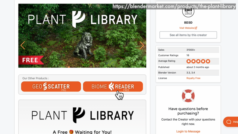 1】Geo-Scatter背景制作を強力にアシストするBlenderアドオン 〜導入方法と簡単な使い方解説〜 ※旧Scatter5 ...