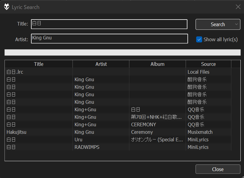【Foobar2000】カラオケタグ・文字同期歌詞も自動取得！歌詞取得・同期コンポーネントESLyricの使い方 - かっぱの雑記