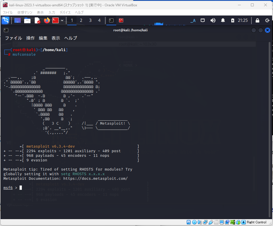 Kali LinuxとMetasploitable2を使用してvsftpd 2.3.4のバックドアを検証した - Security Record