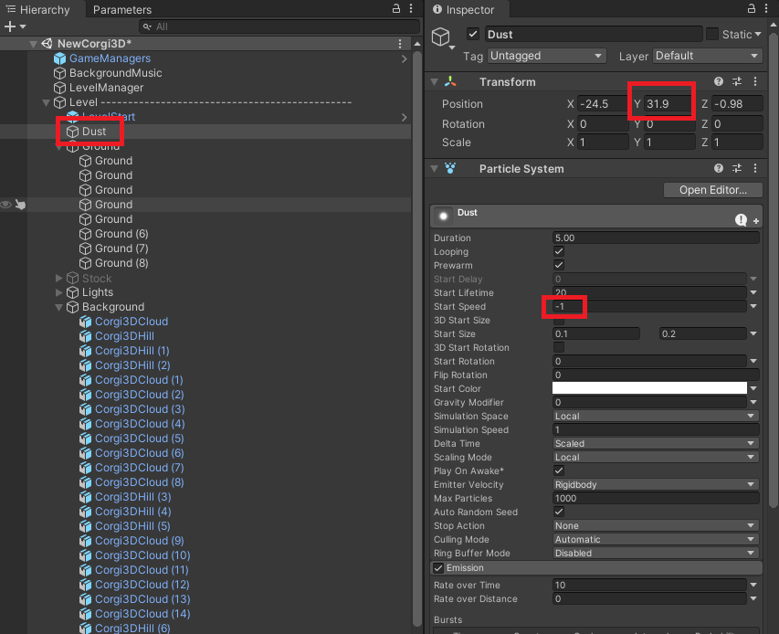 【Unity】【Corgi Engine】2.5Dステージ作成 - のぼるゲーム開発備忘録