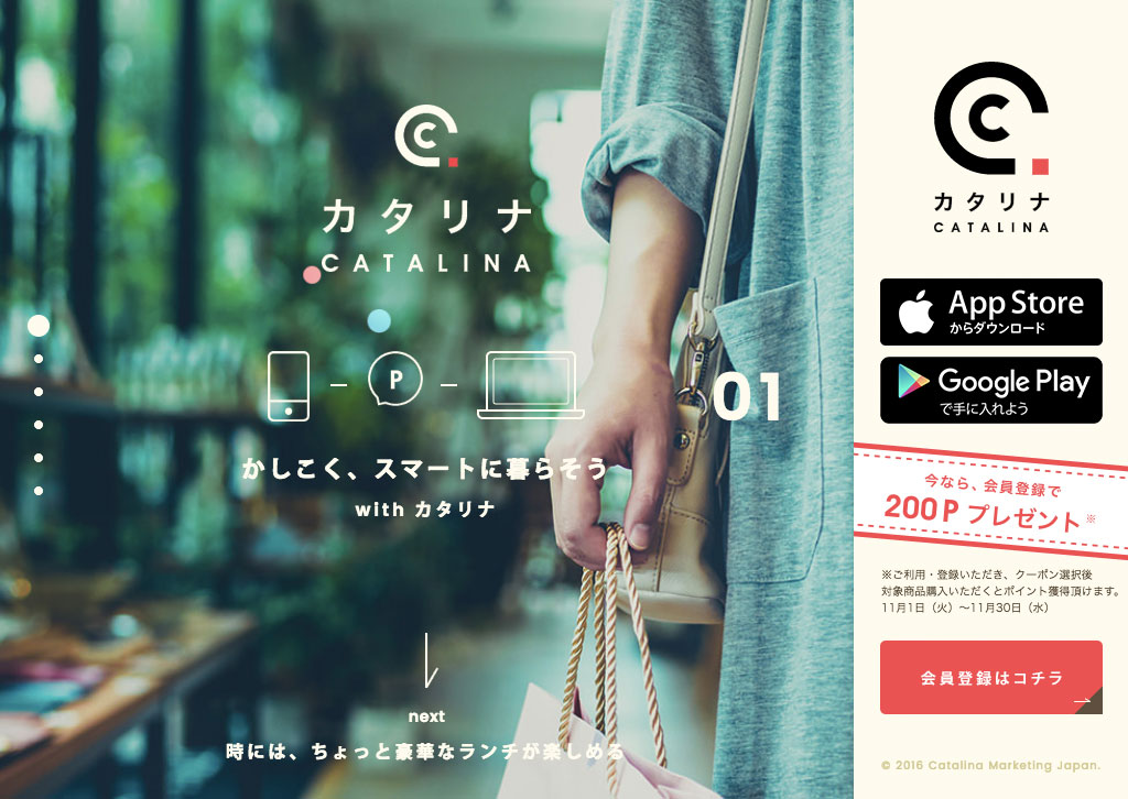 【仕事】 カタリナでかしこく、スマートに暮らそう - devdev Inc. / works