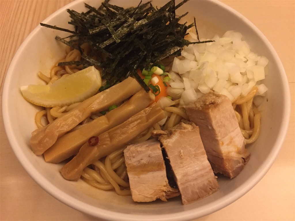 「つけそば 周」まぜそば @板橋区役所前（☆7.7） - ラーメンの感想を綴ります。