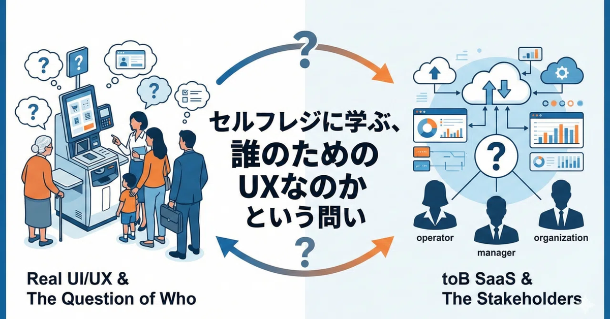 セルフレジに学ぶ、誰のためのUXなのかという問い - RAKUS Developers Blog | ラクス エンジニアブログ