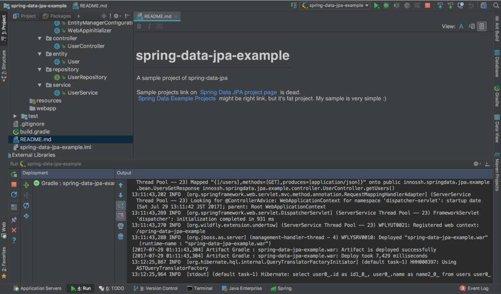 IntelliJ IDEAでWildflyアプリケーションを動かす - Usual Software Engineer