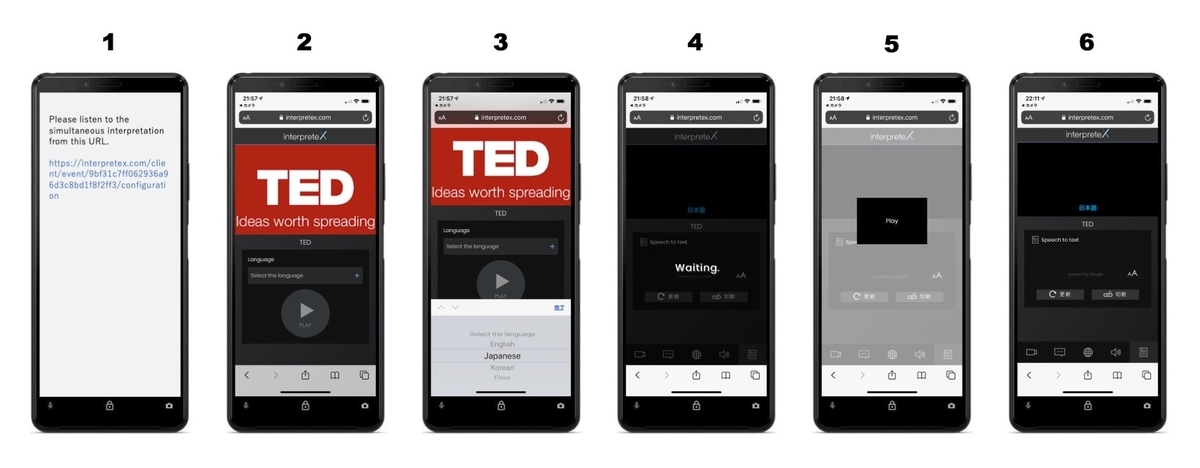 Client：使い方 - interpreteX