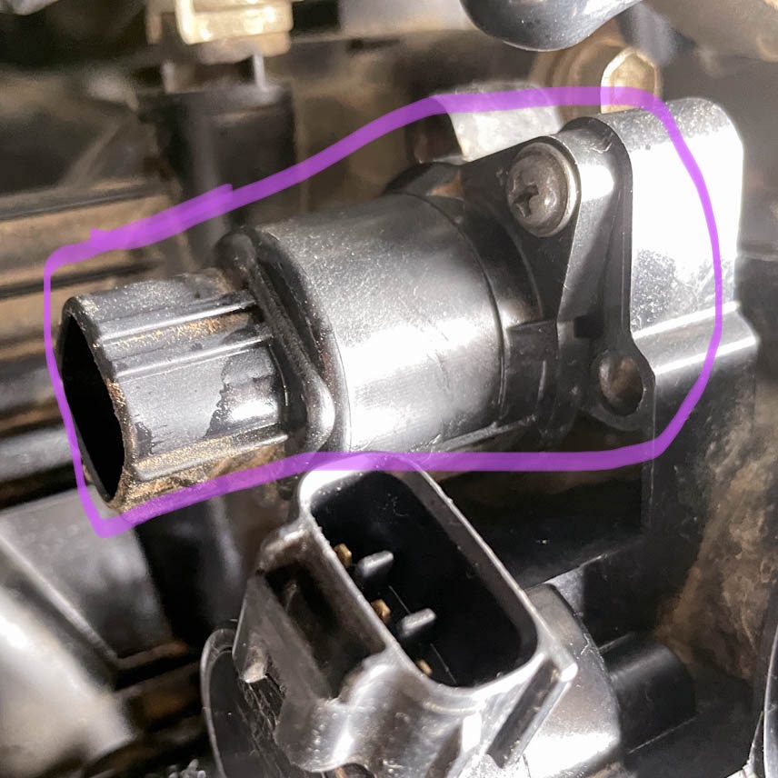 エッセのISCVとバキュームセンサーを清掃します - 算数と数学と高校受験 平塚市の個別指導塾