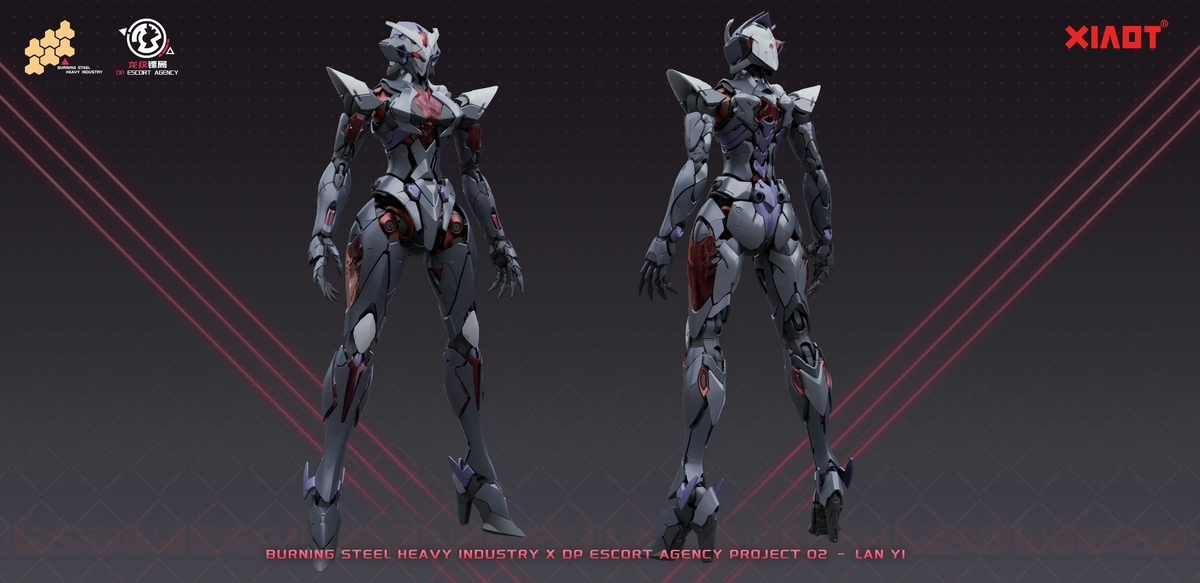 妖しく禍々しい！妖艶な雰囲気でありながらかっこいい女性型オリジナルロボット 軽装形態〜武装形態に XIAOT-LINGYAOシリーズ 嵐LAN ...